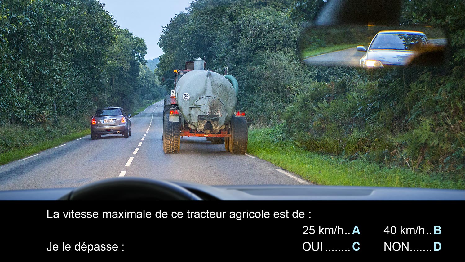 Code de la route en ligne : Véhicules à progression lente